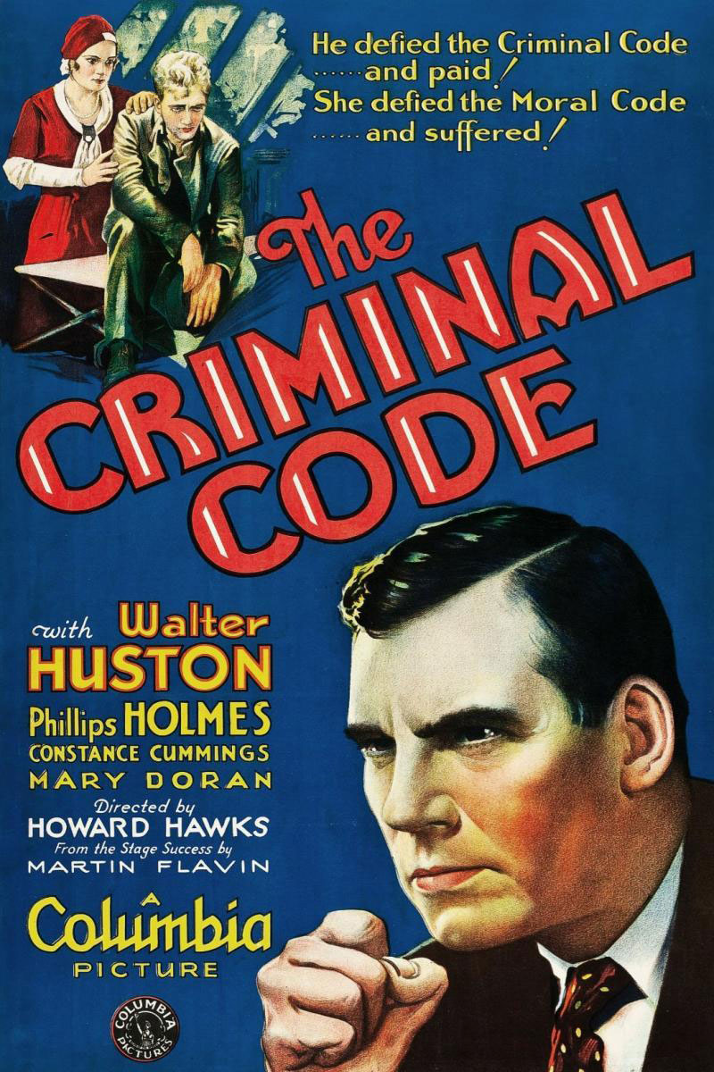 Research Notes: The Criminal Code – Chicago Film Society
